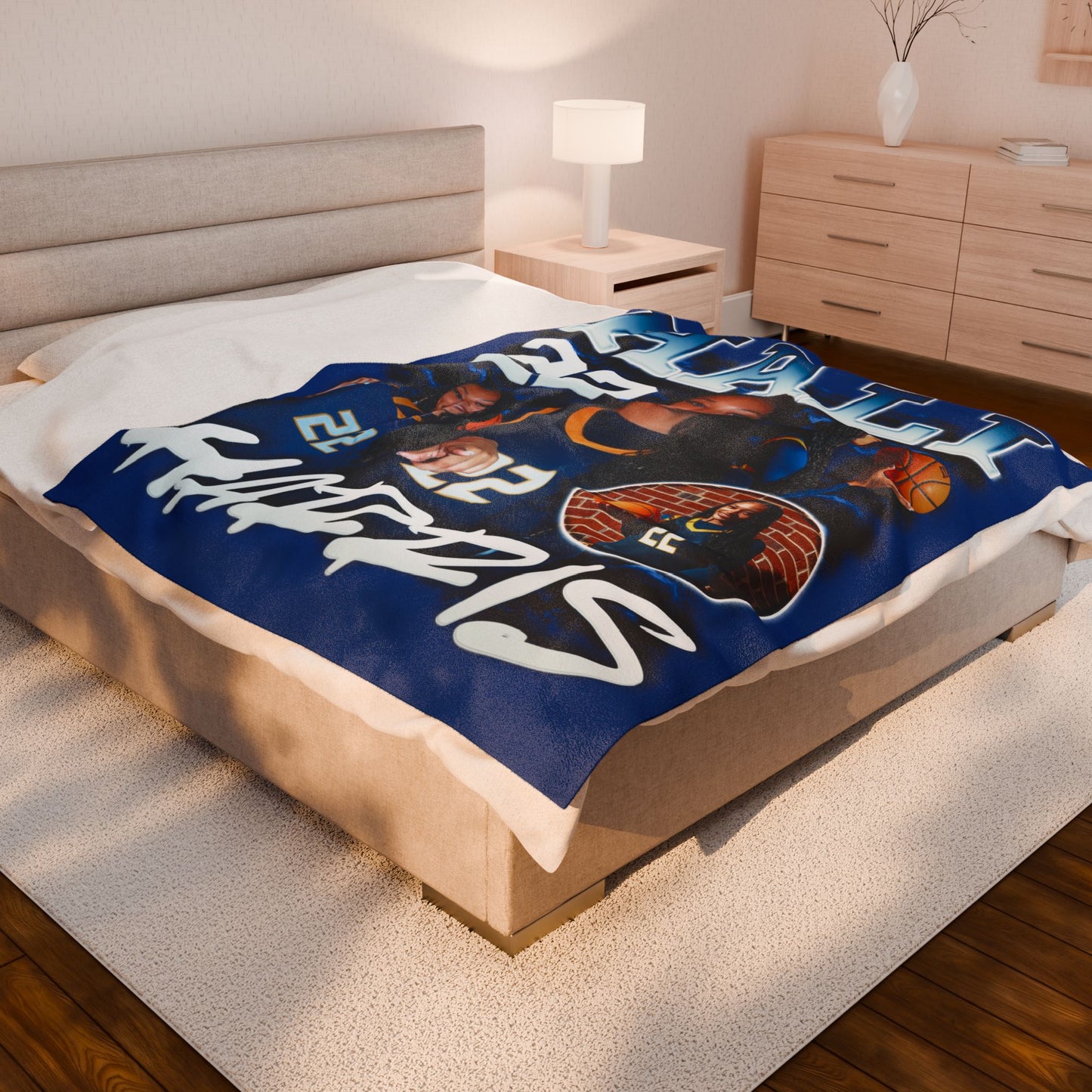 Hali Harris 60"-80" Plush Blanket – NIL Elite Threads